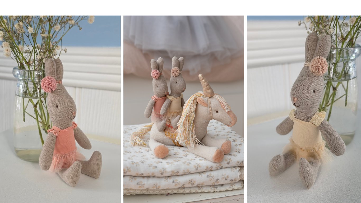 Maileg Micro Bunny and Rabbit.