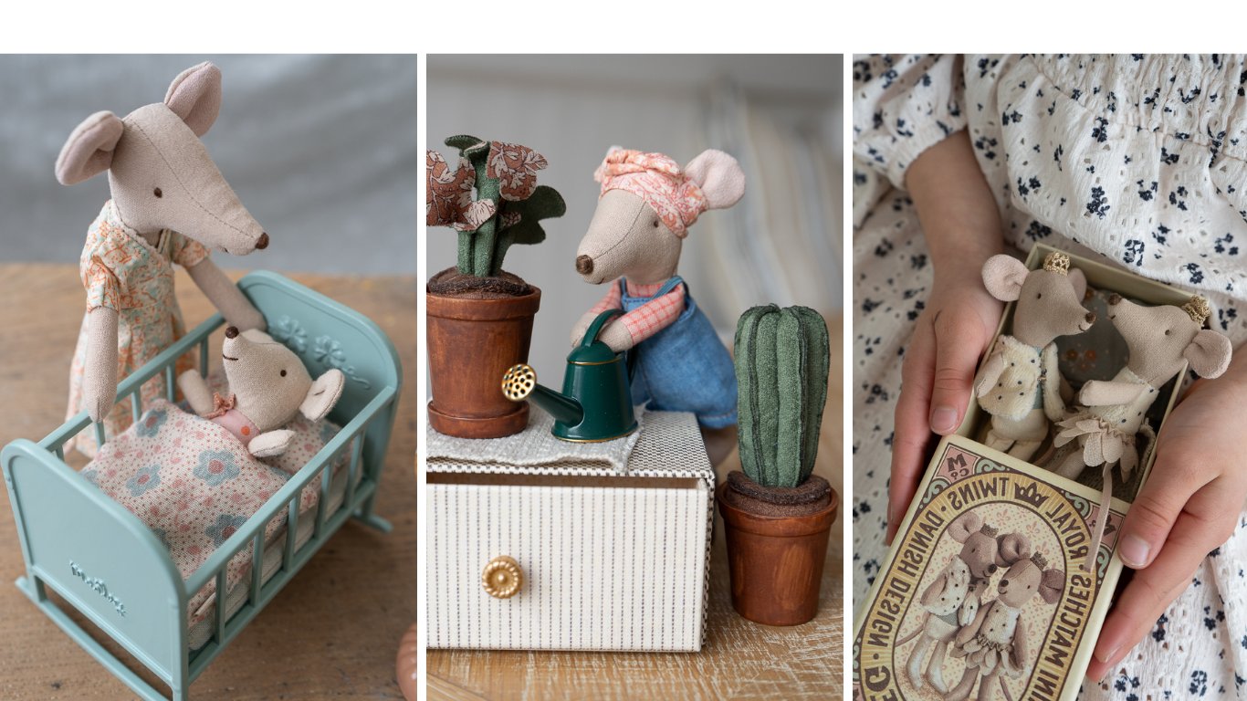 Maileg Matchbox Mice and Friends