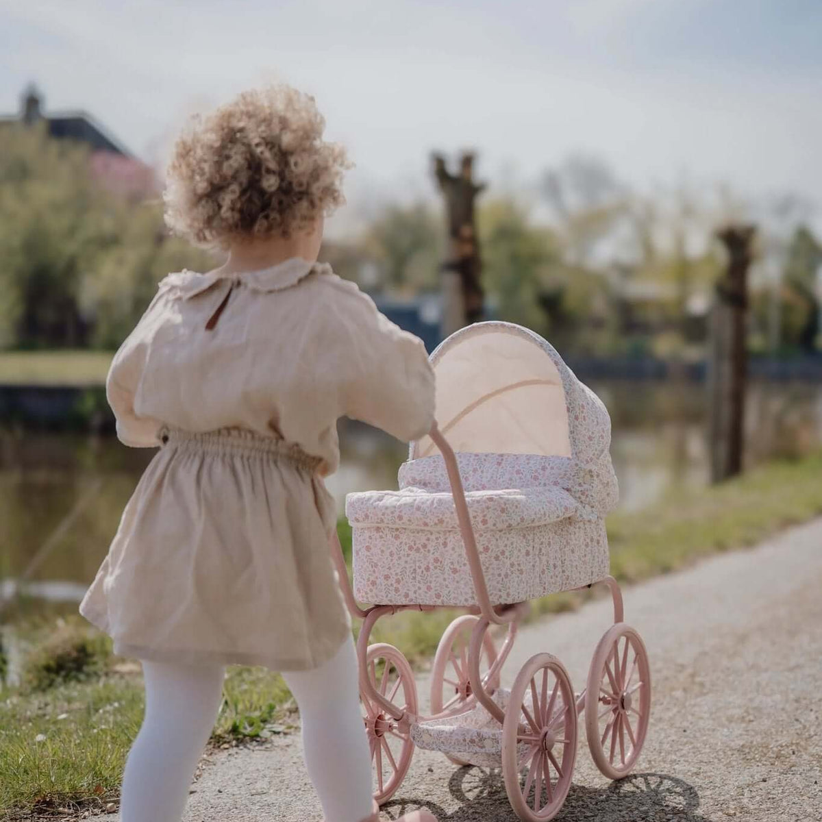 Little Dutch, Metal Doll Pram – Sturdy and Stylish Fun
