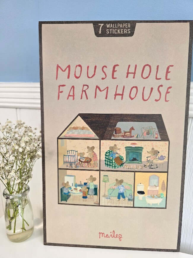 Pre-Order Maileg Mouse House Wallpaper Set