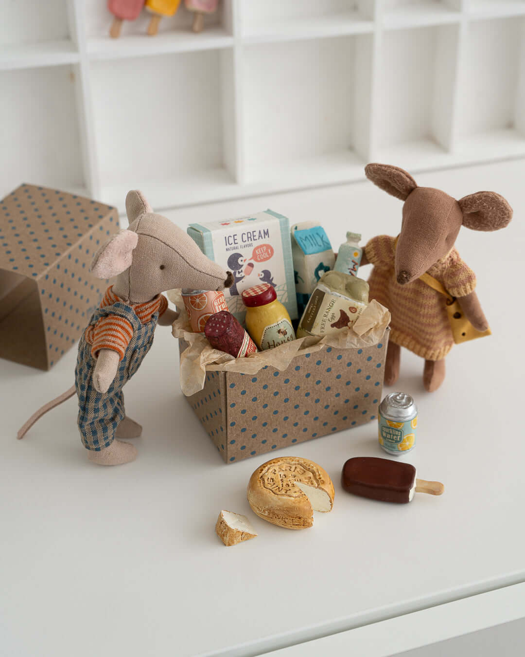 Maileg Miniature Grocery Box - Playful Food Fun