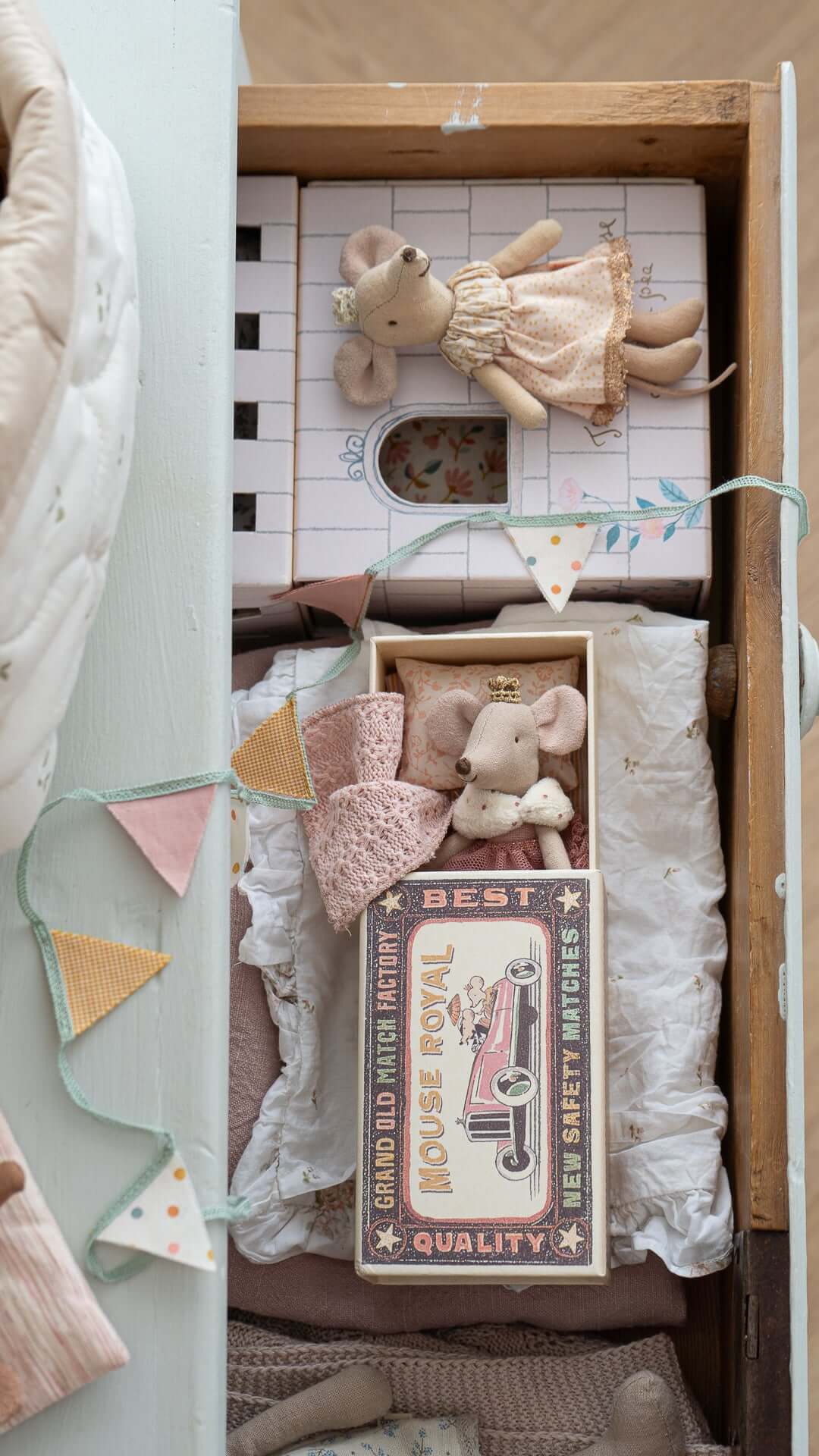 Maileg Matchbox Mice and Friends