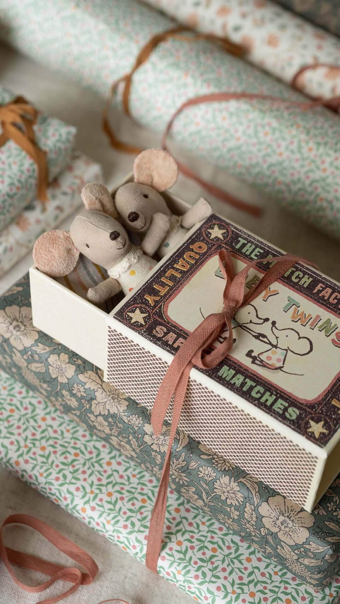 Maileg Matchbox Mice and Friends